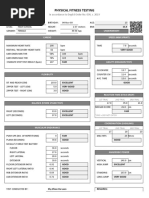 Physical Fitness Test Form | PDF | Body Mass Index | Body Shape