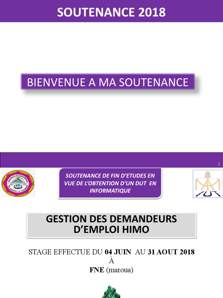 Bienvenue A Ma Soutenance | PDF | Programme informatique | Programmation