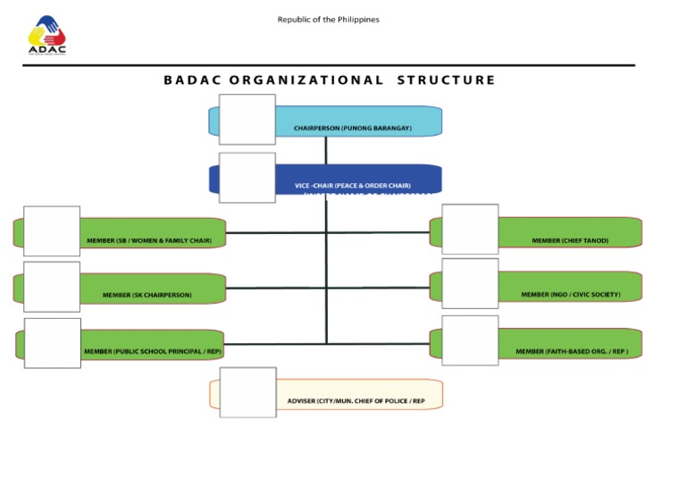 BADAC TEMPLATE - Council Organizational Structure | PDF