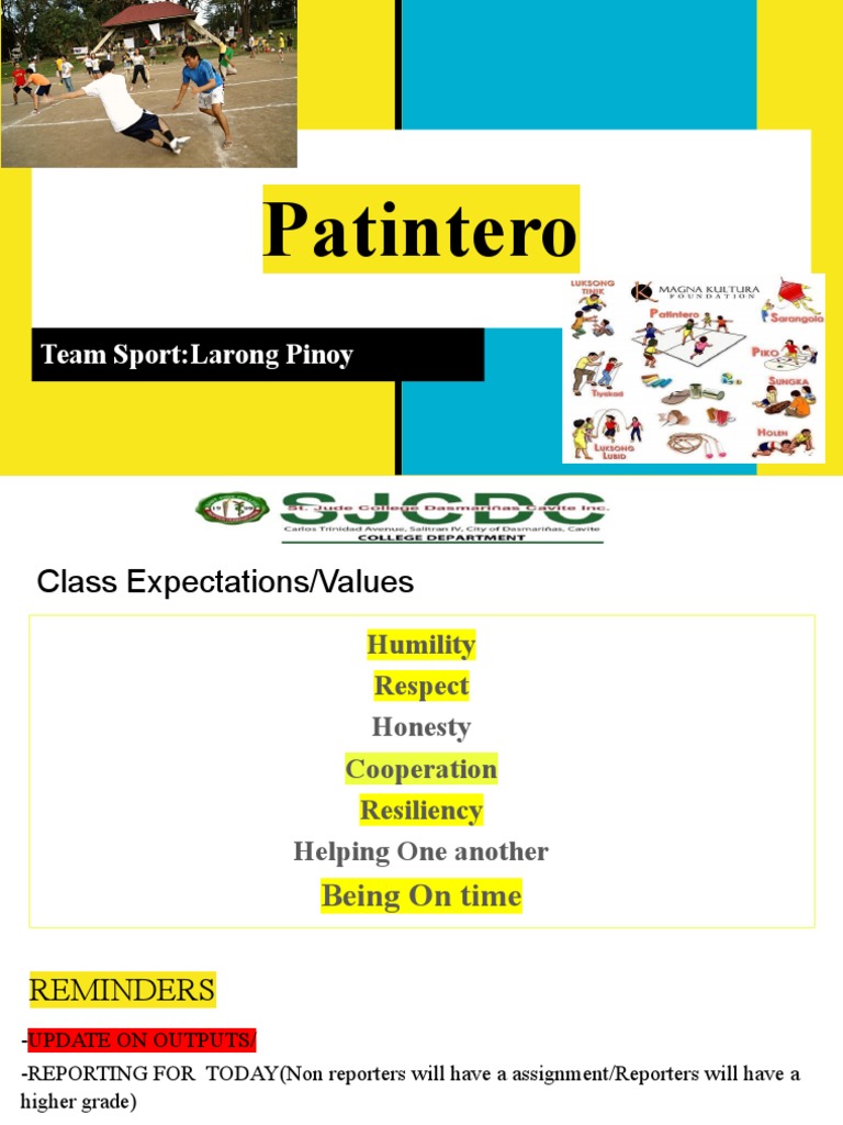 Patintero | PDF | Career & Growth