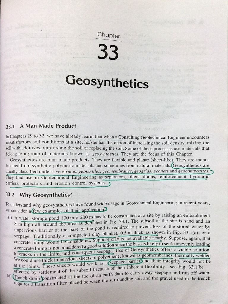 GEOSYNTHETICS | PDF