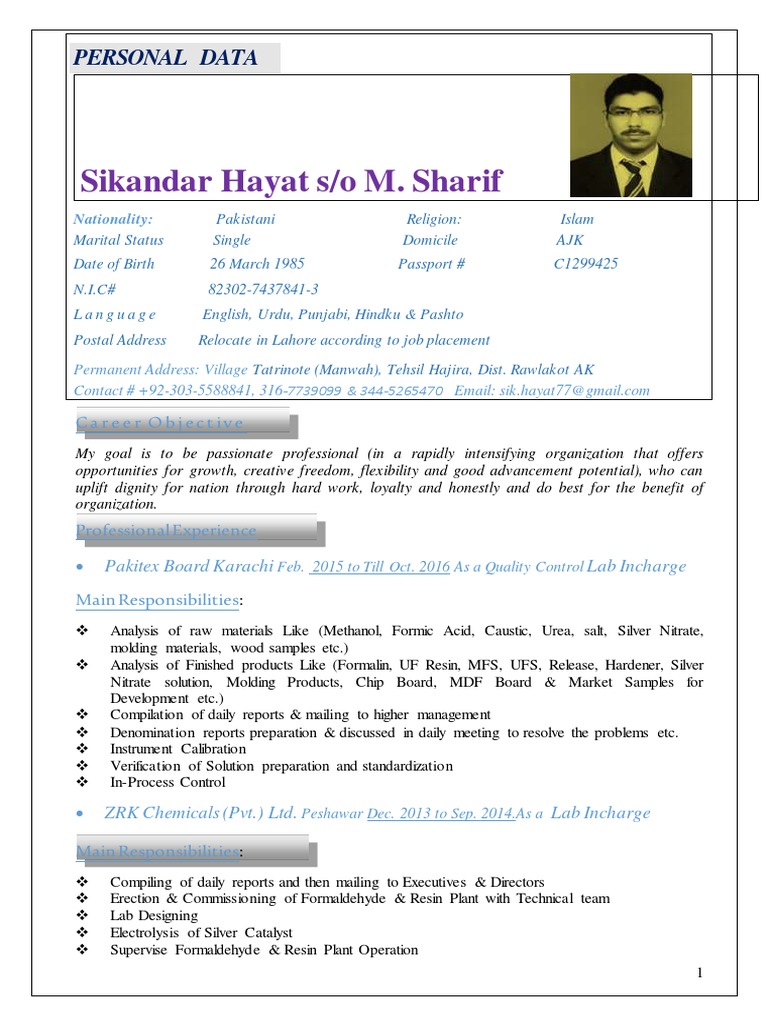 Sikandar | PDF | Formaldehyde | Physical Sciences