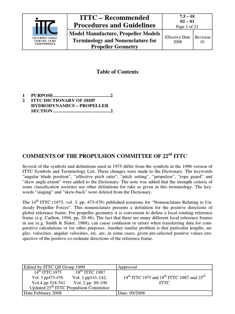 Propeller Geometry Terminology | PDF | Propeller | Airfoil