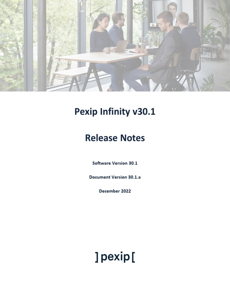 Pexip Infinity Release Notes V30.1.a | PDF | World Wide Web | Internet ...