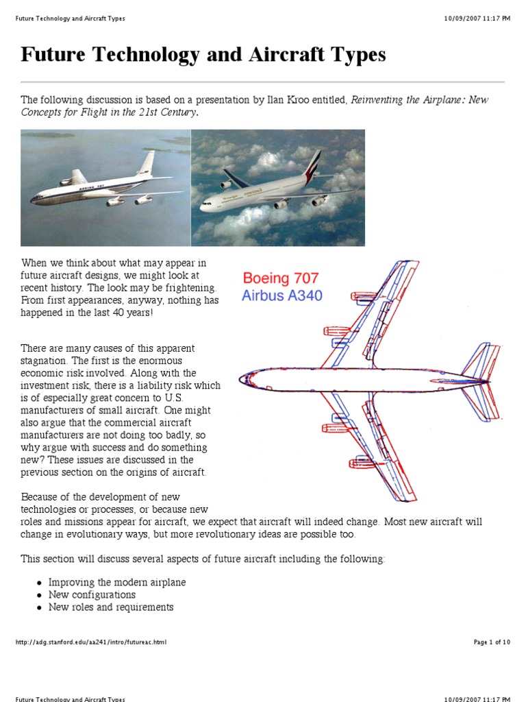 11 - Future Technology and Aircraft Types | PDF | Airfoil | Aircraft