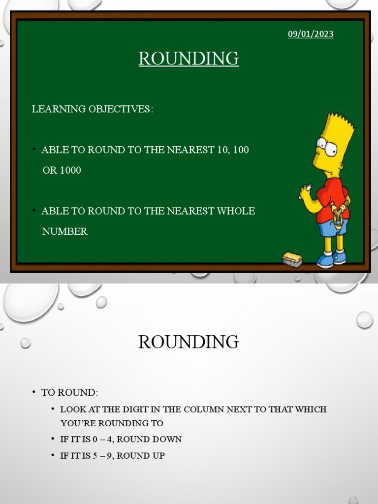Rounding Whole Numbers 1 | PDF | Home & Garden