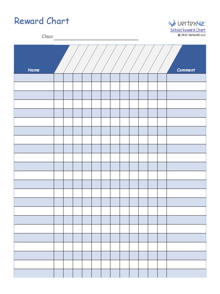 School Reward Chart | PDF