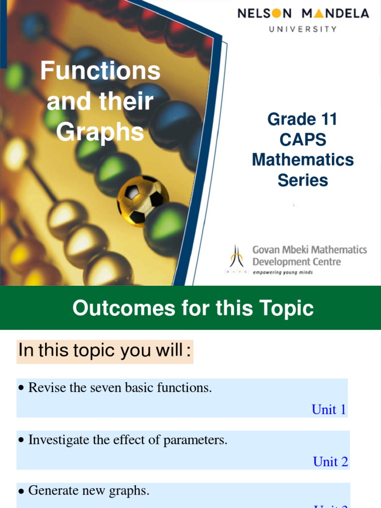 Grade 11 Mathematics Functions and Their Graphs | PDF | Function ...
