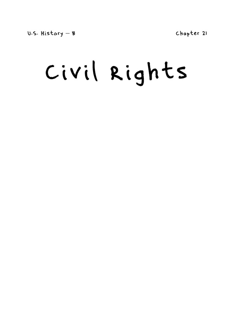 The Americans - Chapter 21-Civil Rights | PDF | Brown V. Board Of ...