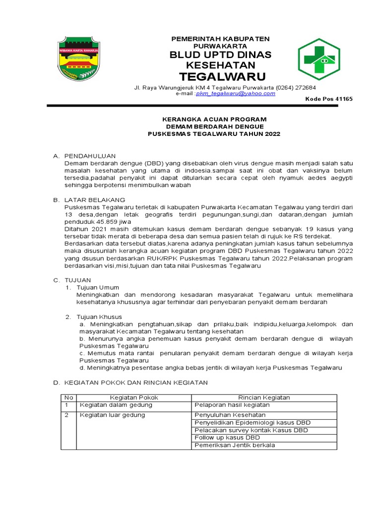 SOP Malaria Dan KAP DBD | PDF