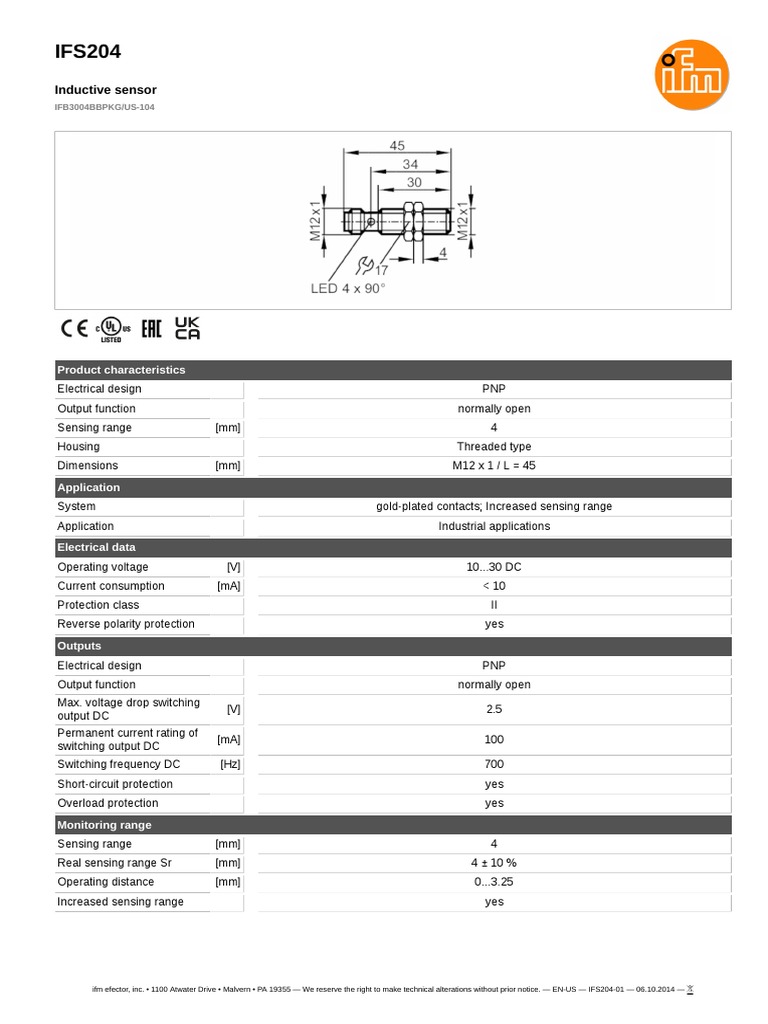 Ifs204 01 - en Us | PDF | Switch | Electrical Connector