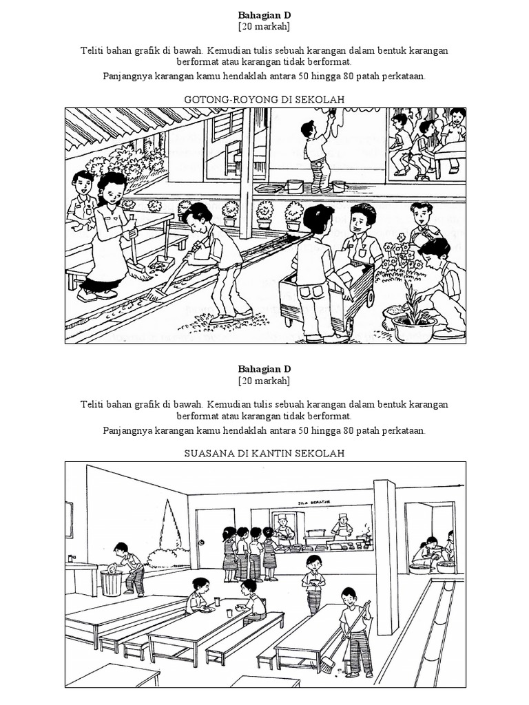 Latihan Format Ujian UASA Bahasa Melayu Bahagian D Cikguayu My | PDF