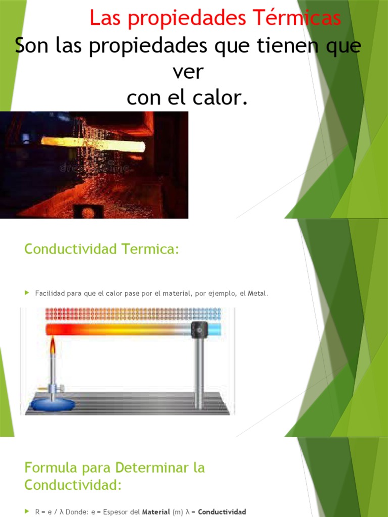 Las Propiedades Térmicas | PDF | Expansión térmica | Construcción