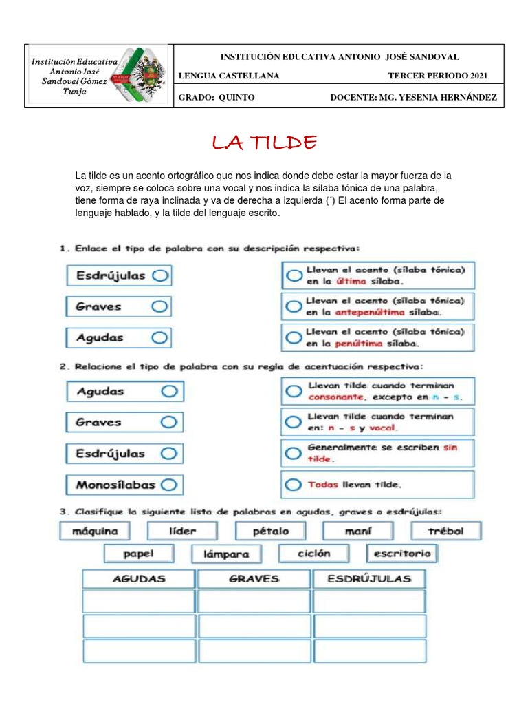La Tilde | PDF
