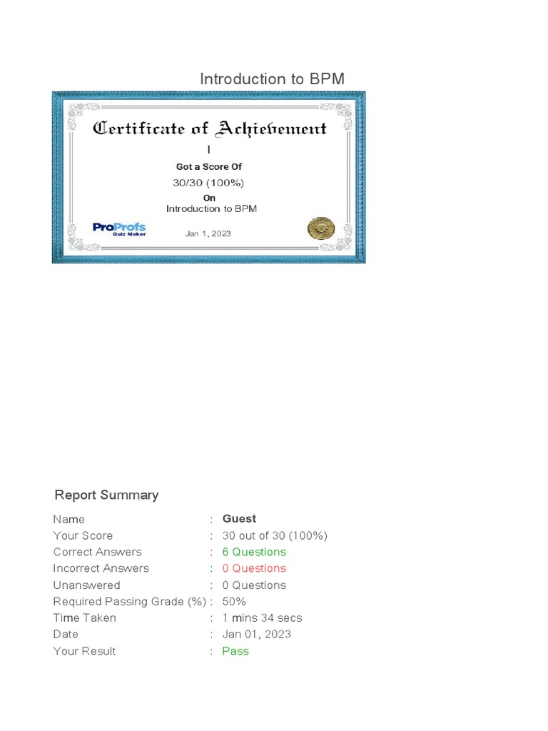 Guest-302334550-Introduction To BPM | PDF | Accounts Payable | Business