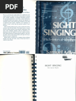 A New Approach To Sight Singing - Berkowitz | PDF