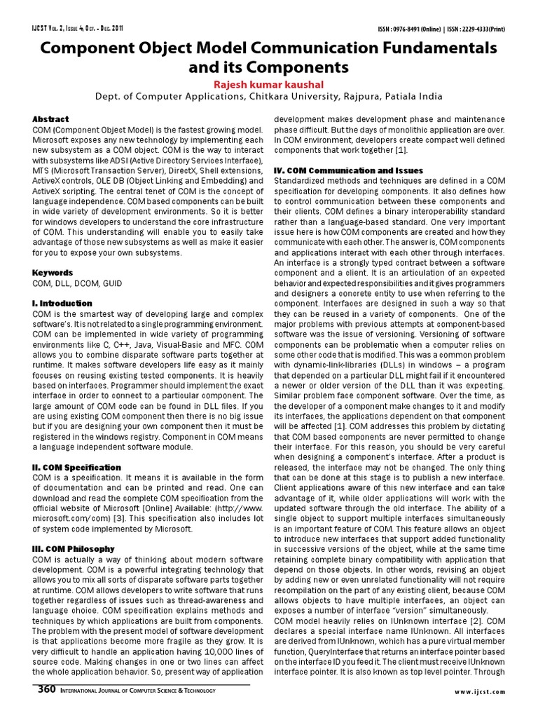 Rajesh Download Free Pdf Component Object Model Class Computer Programming 