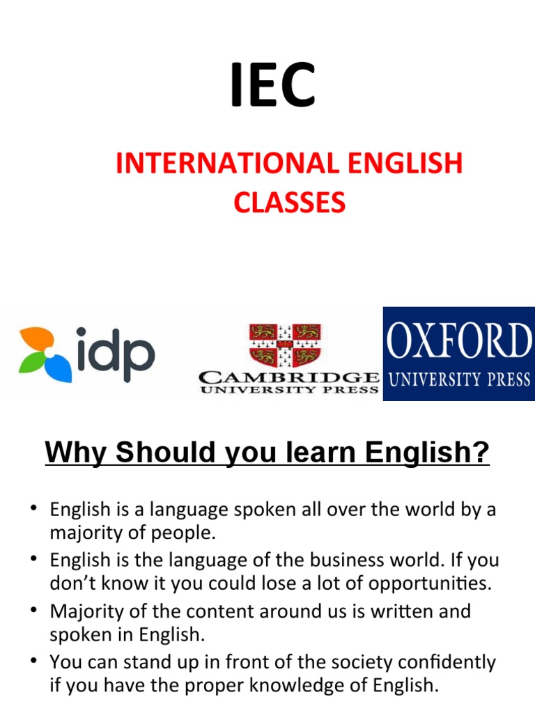 Iec Program Presentation Pdf