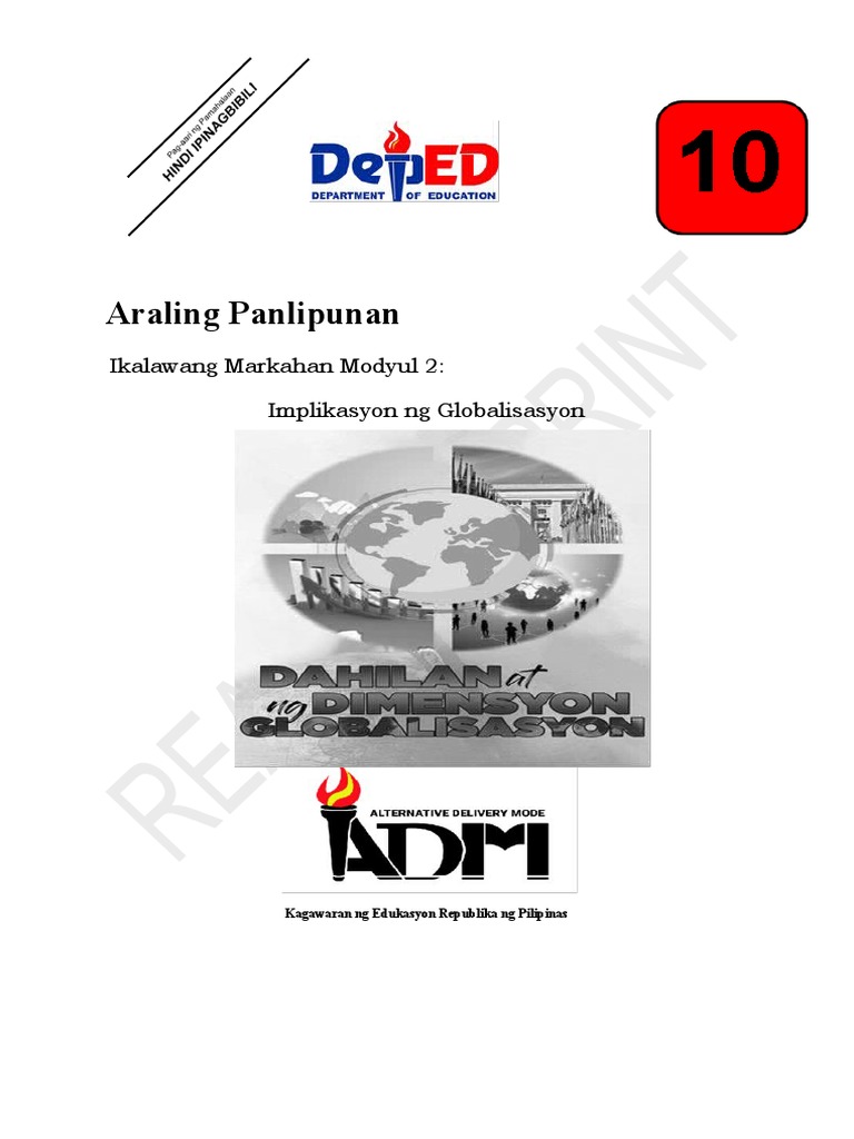 Ap10 q2 Mod2 Implikasyonngglobalisasyon v5 | PDF