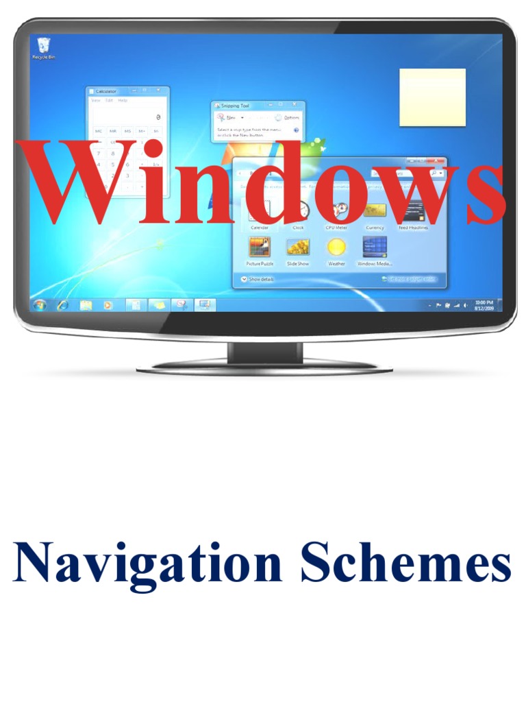 Unit V Lecture I Pdf Menu Computing Window Computing