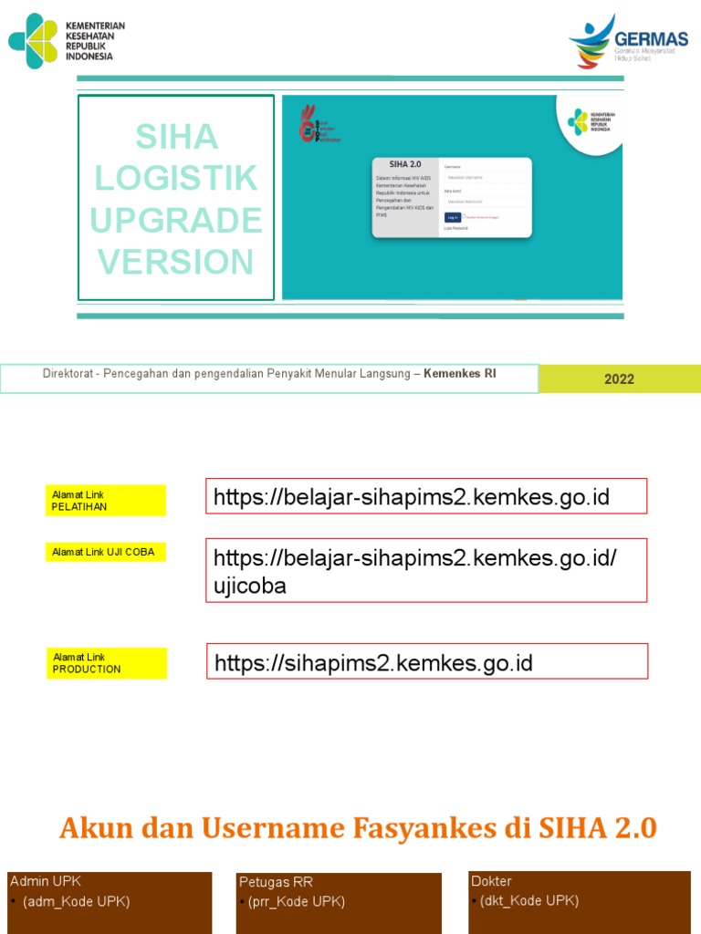 Rev - Materi Siha 2.0 Logistik - Upgrade Version - Jakbar | PDF | Kesehatan Holistik