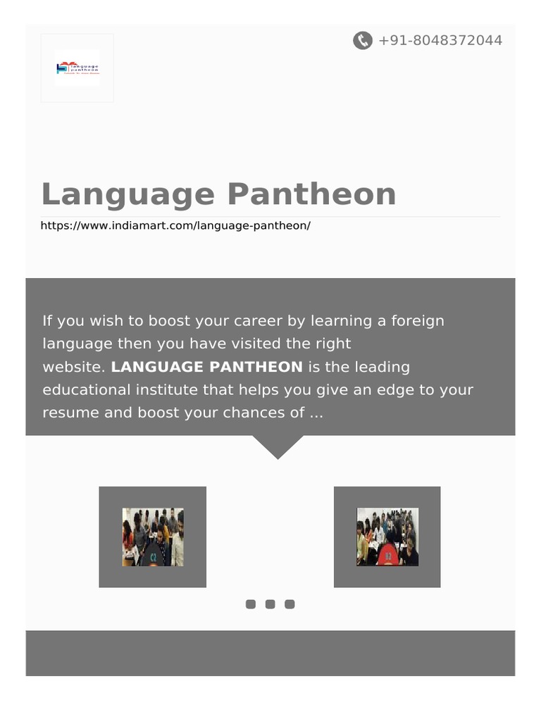 Language Pantheon | PDF