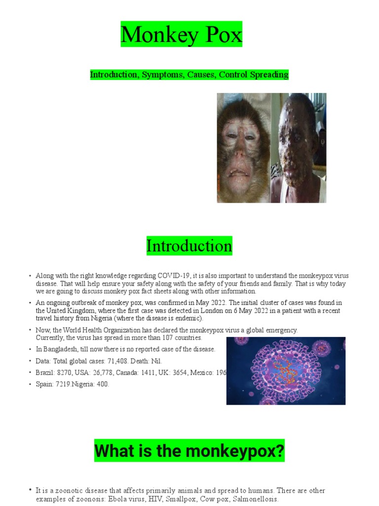 Monkeypox Pdf Public Health Immunology