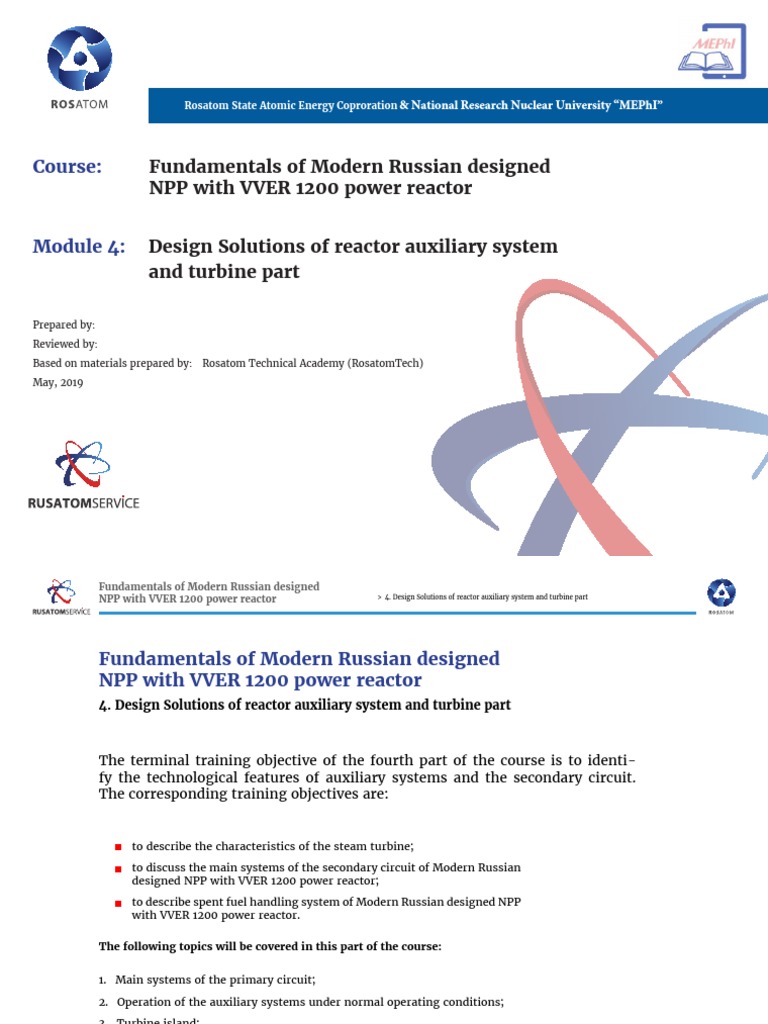 Reactor Auxiliary Systems Design Overview | PDF | Nuclear Power Plant ...