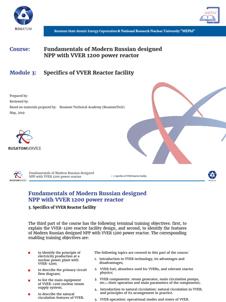Specifics of VVER Reactor Facility | PDF | Nuclear Power Plant ...