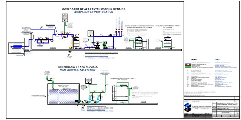 b203 Pth+de Is08 Scheme Functionale Sanitare | PDF | Mechanical ...