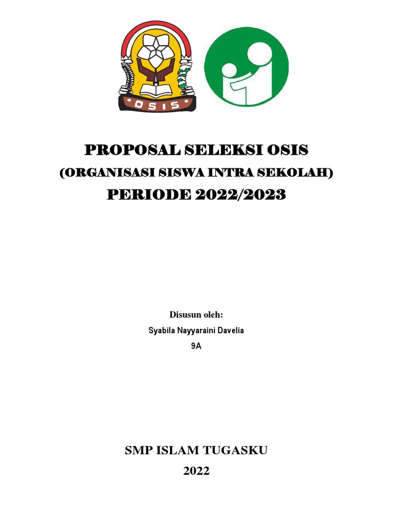 Proposal Osis Sample | PDF