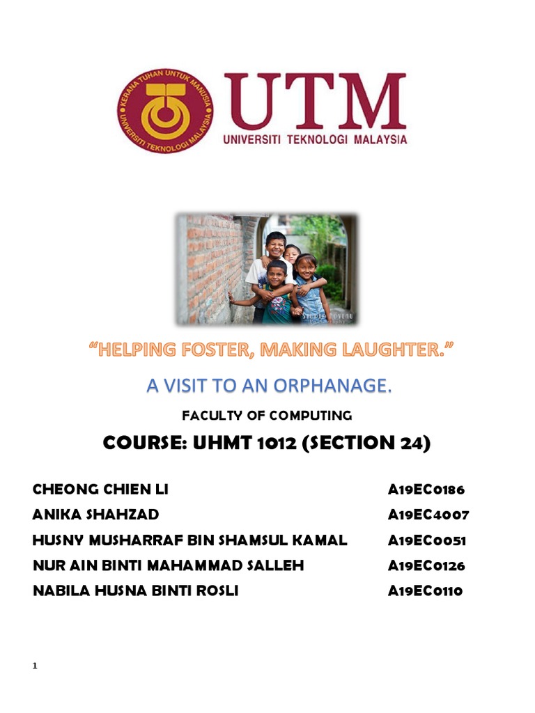 Helping Foster, Making Laughter | PDF | Orphanage | Love