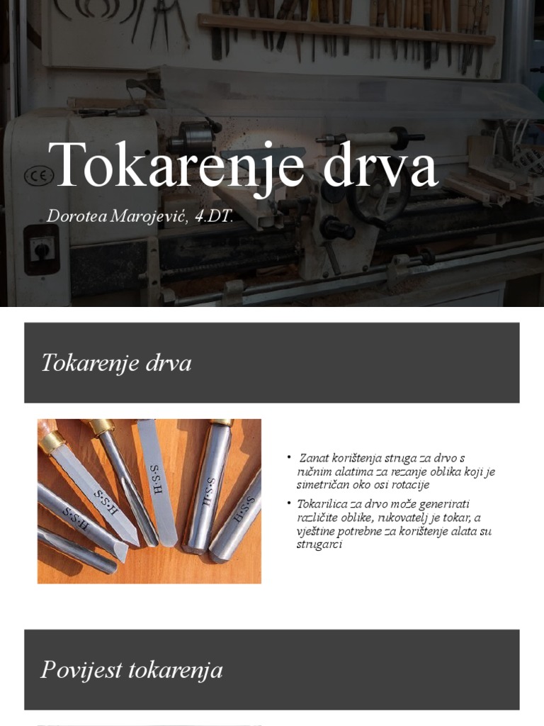 Tokarenje Drva - Dorotea Marojević | PDF