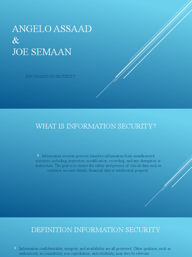 Information Security Download Free Pdf Information Security User Computing