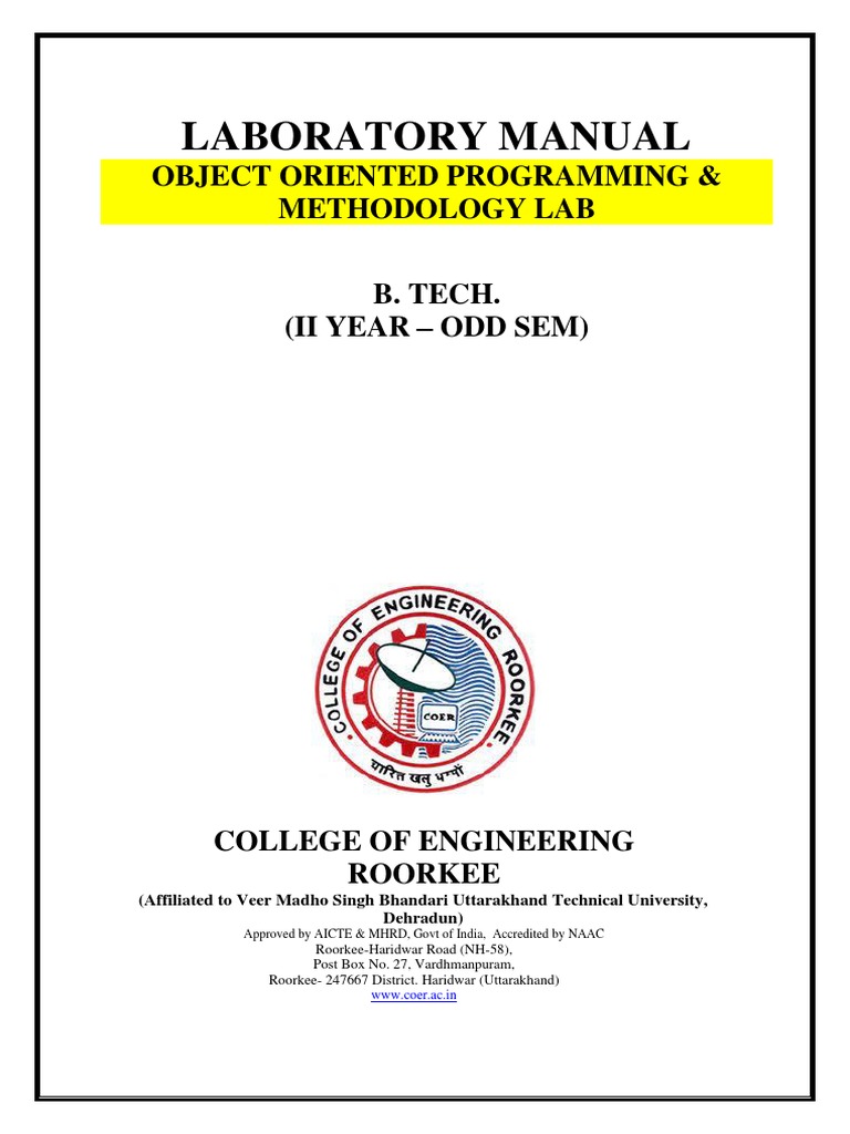 Oops Manual - Final - 1 | PDF | Inheritance (Object Oriented ... Oops Manual - Final - 1 | PDF | Inheritance (Object Oriented ...