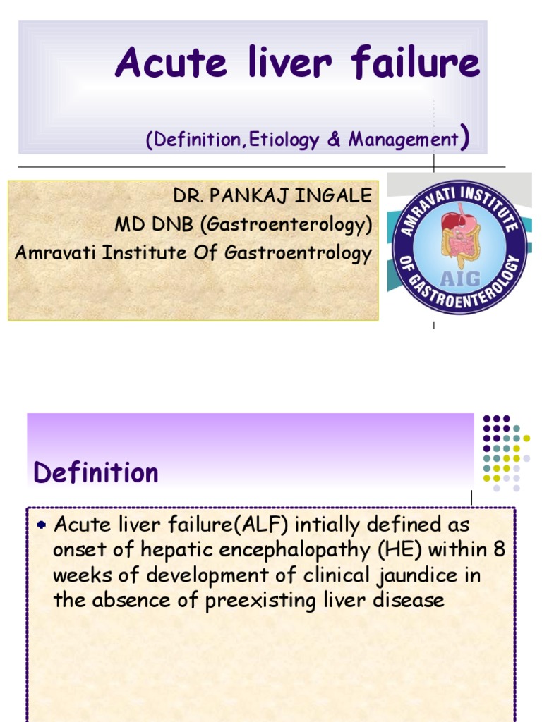 Acute Liver Failure | Download Free PDF | Hepatitis | Organ (Anatomy)