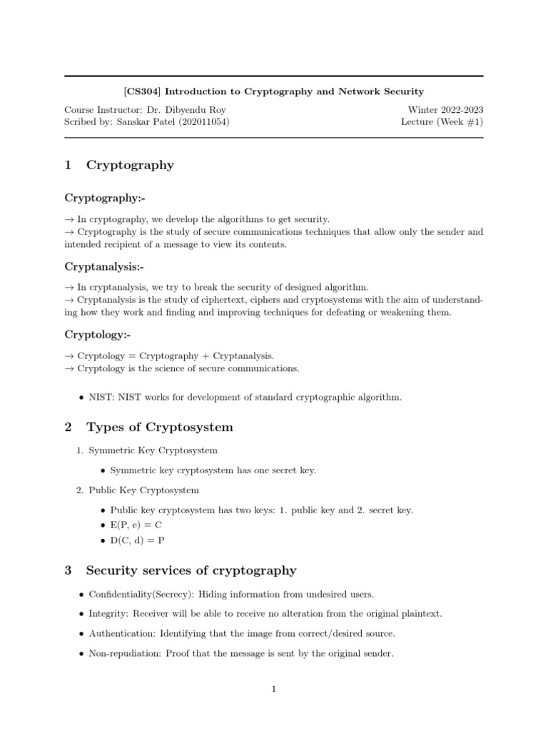 Intro To Cryptography Concepts Pdf Cryptography Encryption