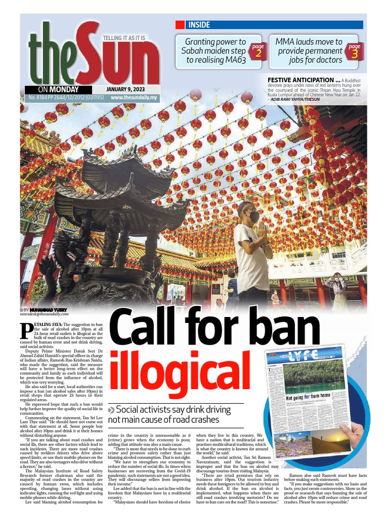 The Sun-090123 | PDF | Government | Malaysia
