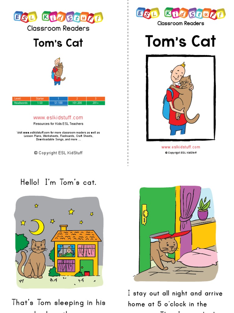 Toms Cat Book Level1 Hce | PDF
