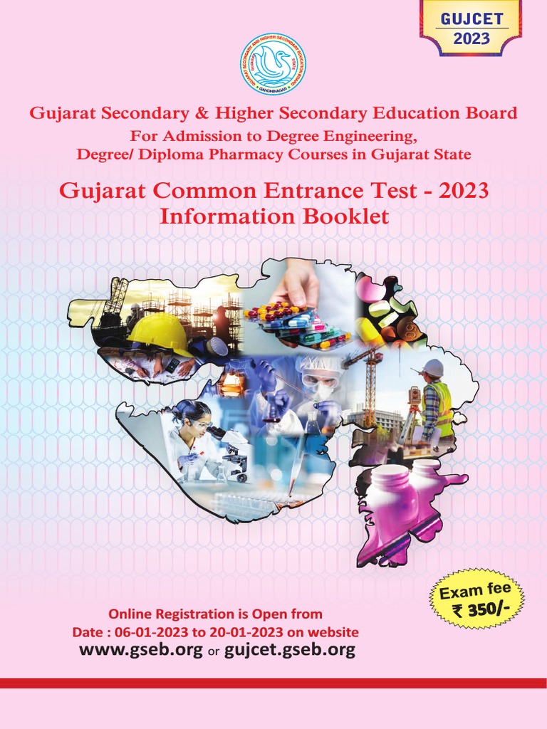 GUJCETBooklet (English) | PDF | University And College Admission | Test ...
