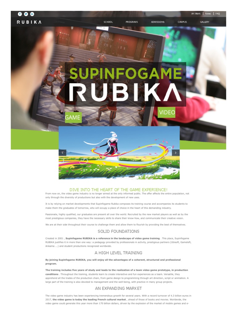 Specialization Course of Video Game - Rubika India | PDF | Video Games ...