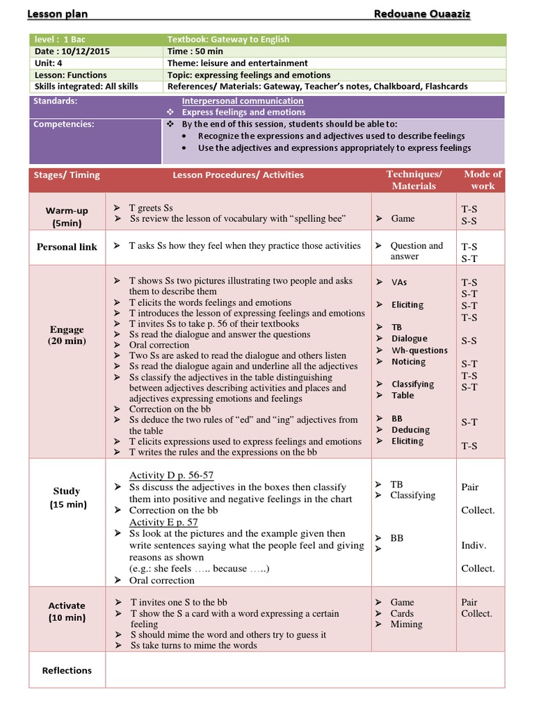 1 Bac Entertainment Functions | PDF | Behavior Modification | Communication