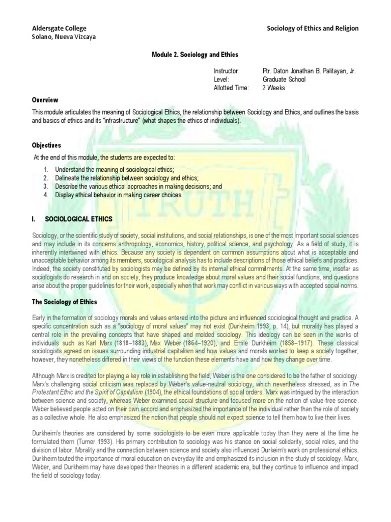 Module 2 | PDF | Virtue Ethics | Morality