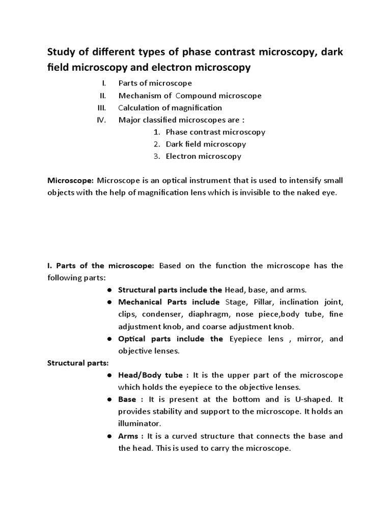 Microscope | PDF | Microscope | Optical Devices