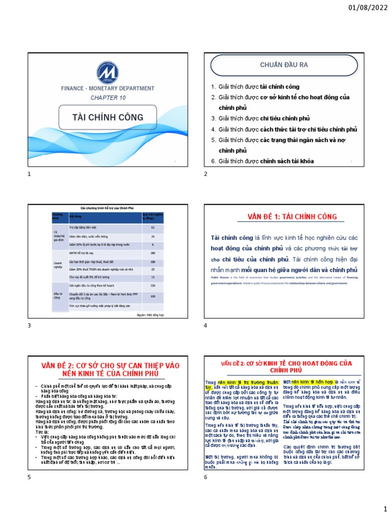 PDF Chuong 10 Tai Chinh Cong | PDF