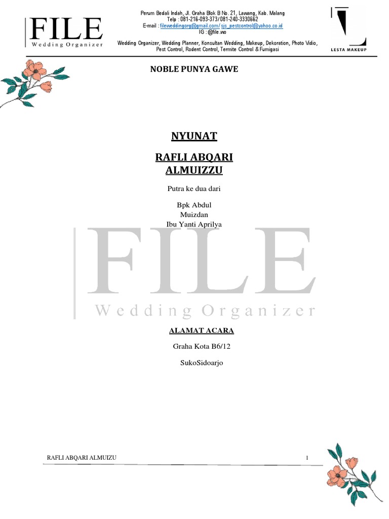 Noble Punya Gawe | PDF