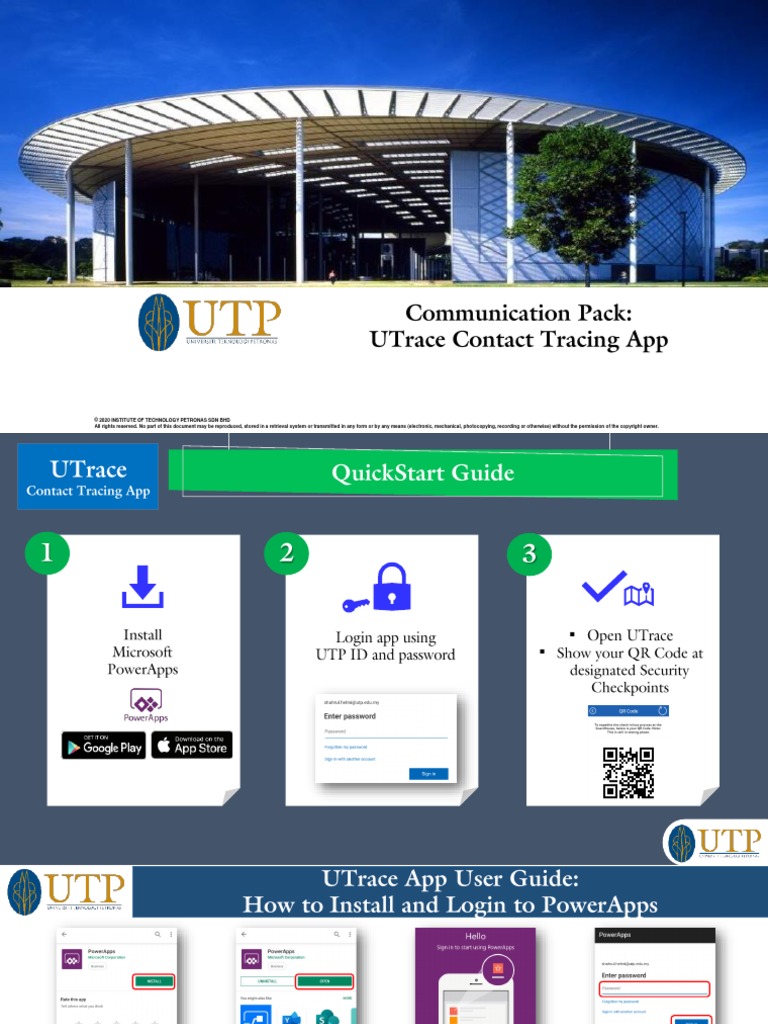 UTrace Contact Tracing App Communication Pack | PDF | Business