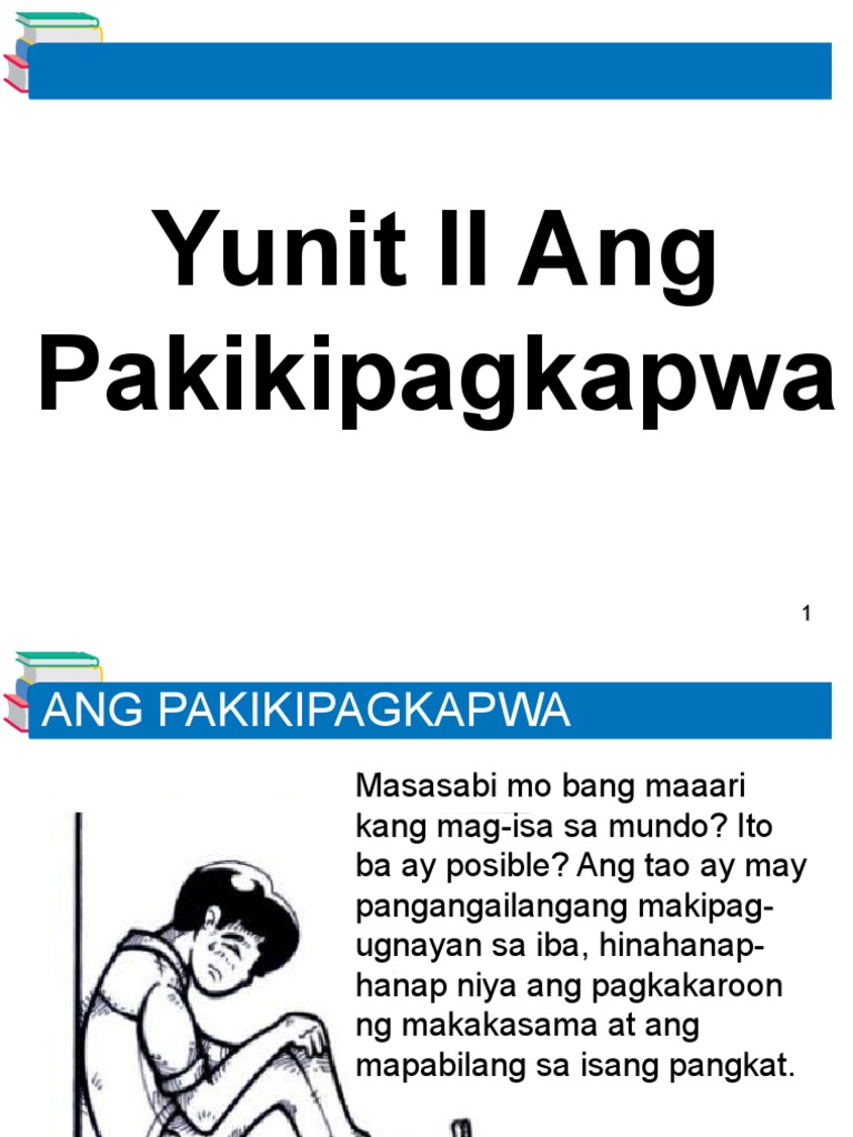 Yunit II Ang Pakikipagkapwa | PDF