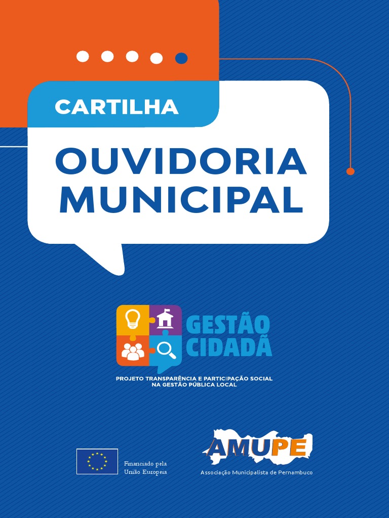 Cartilha Ouvidoria Municipal 1 | PDF | Administração pública | Serviços ...