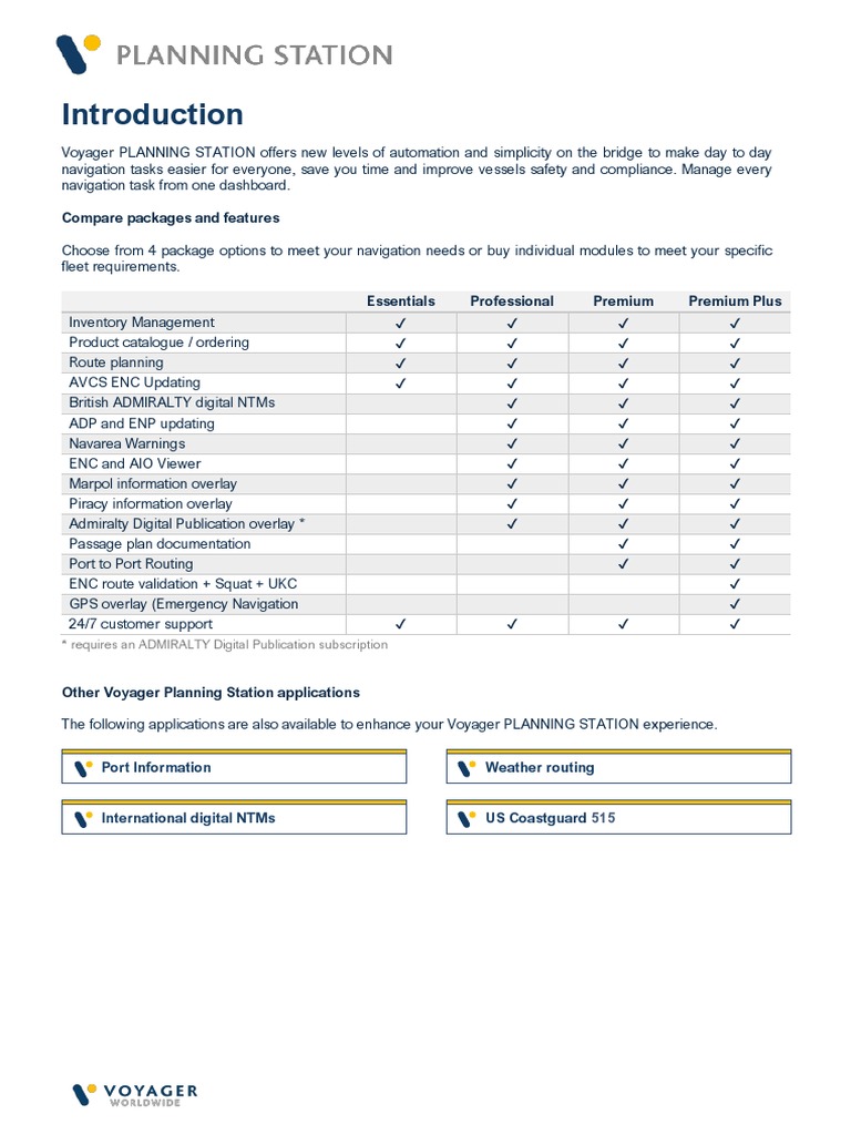 Voyager Planning Station Overview | PDF | Menu (Computing) | System ...